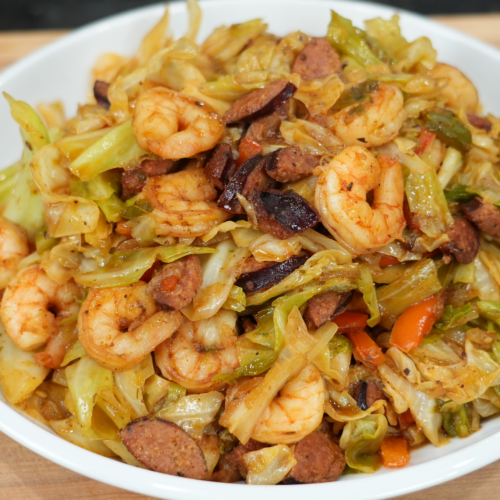 Craving Cajun Cabbage? 1 Skillet Full. Sensational Flavors - Mr Make It ...