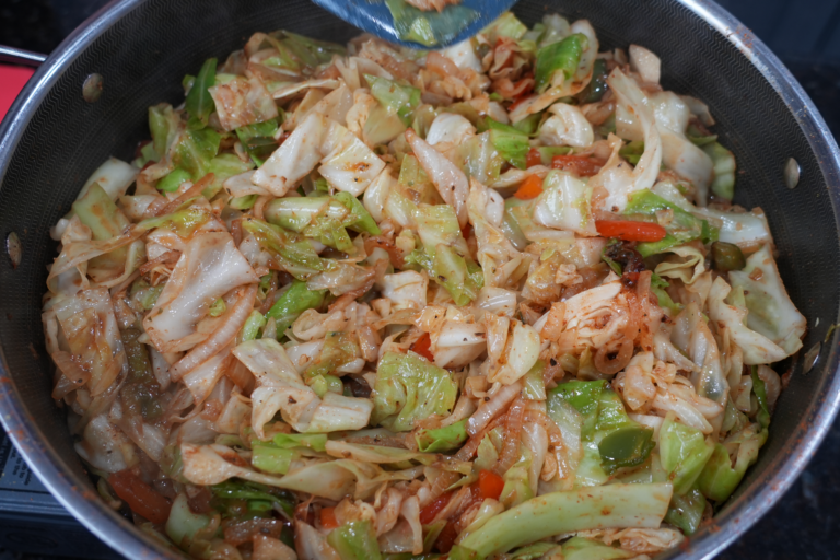 Gumbo Cabbage Recipe (Cajun Cabbage with Shrimp & Sausage)