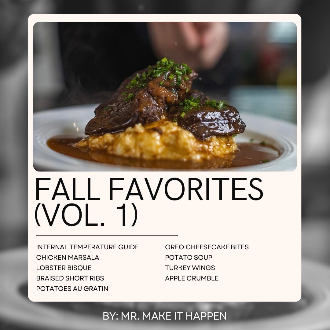 FREE Fall Favorites Vol. 1 E-Cookbook - Mr Make it Happen